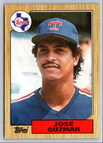 1987 Topps #363 Jose Guzman Texas Rangers Baseball Card | eBay