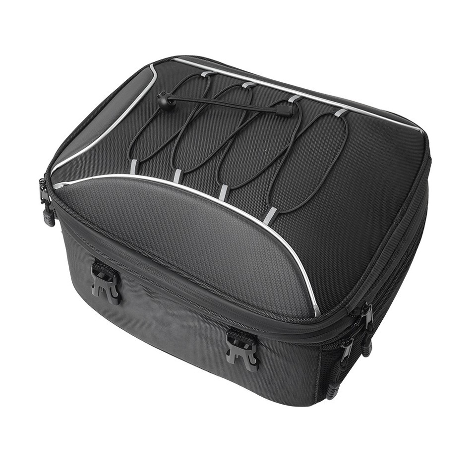 Rear Seat Helmet Bag Luggage Backpack For Harley Spyder RT Dyna Street ...