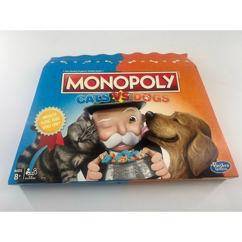 Monopoly Cats Vs. Dogs Board Game Limited Edition New In Sealed Box ...