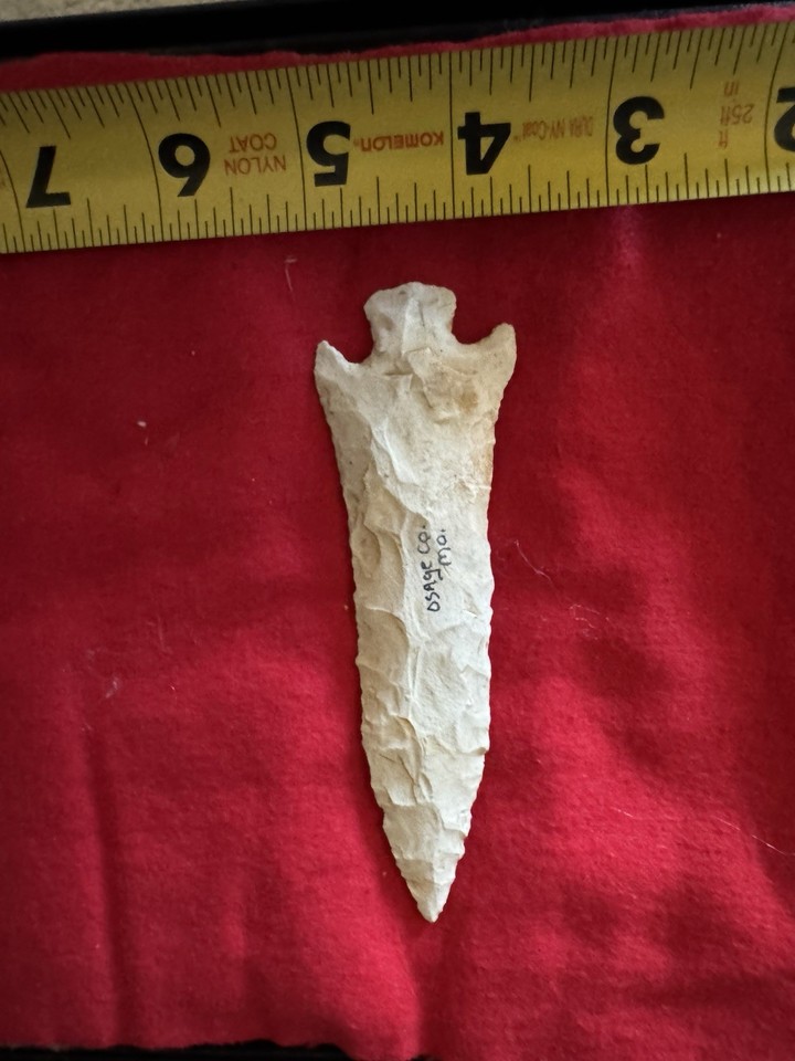 Native American Missouri Etley Arrowhead Point Artifact | eBay