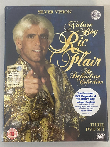 DVD WWE NATURE BOY RIC FLAIR DEFINITIVE COLLECTION Digipack Silver ...