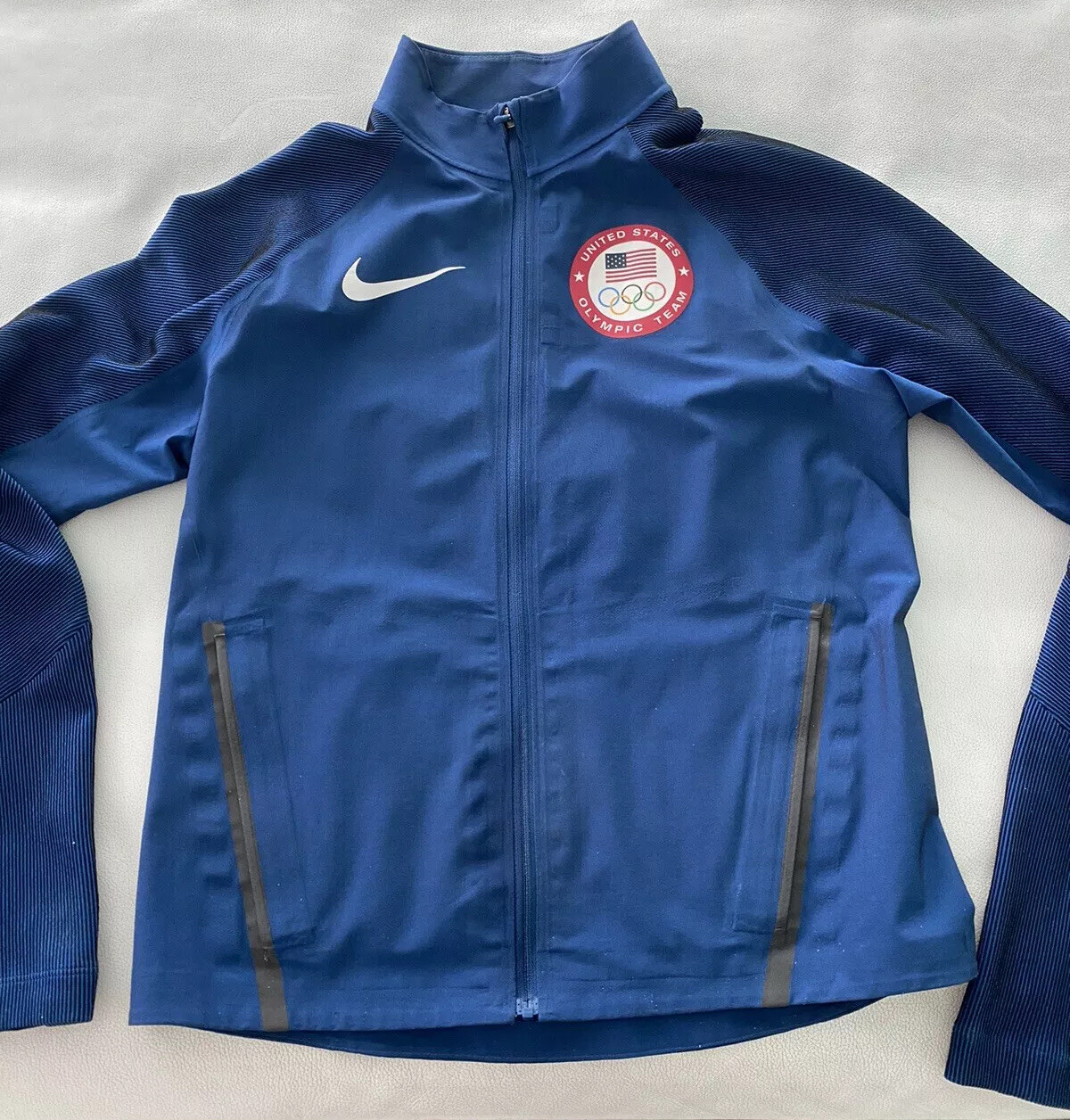 Nike XS Olympic Team USA Women's Royal Blue Reflectiv… - Gem