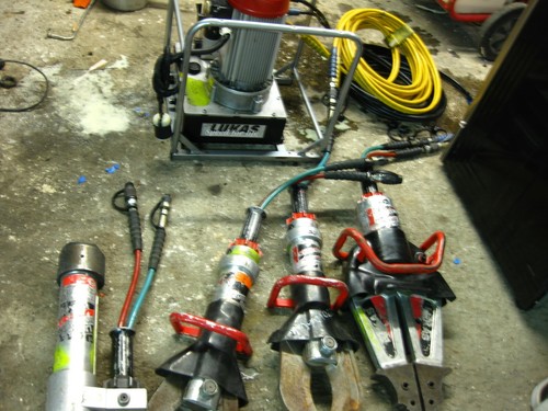 Lukas Electric Jaws of Life Hydraulic Rescue System Extraction Set ...