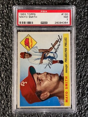 1955 Topps Baseball #130 Mayo Smith PSA 7 | eBay