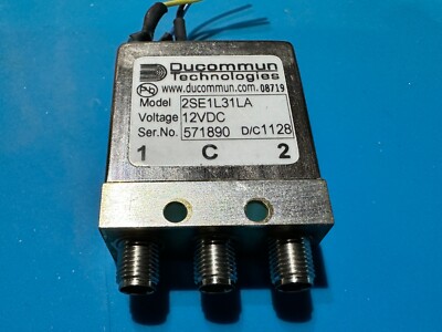 Ducommun RF 2SE1L31LA Relay 2.92mm DC to 26.5/40 GHz 12V DC Tektronix ...