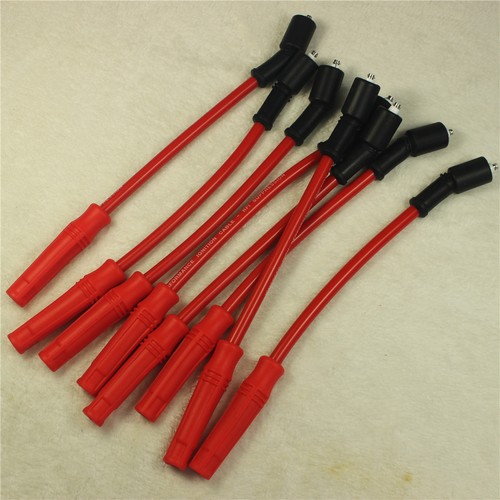10.5MM SPARK PLUG WIRES JDMSPEED FITS GMC CHEVY TRUCK VORTEC ENGINES 4. ...