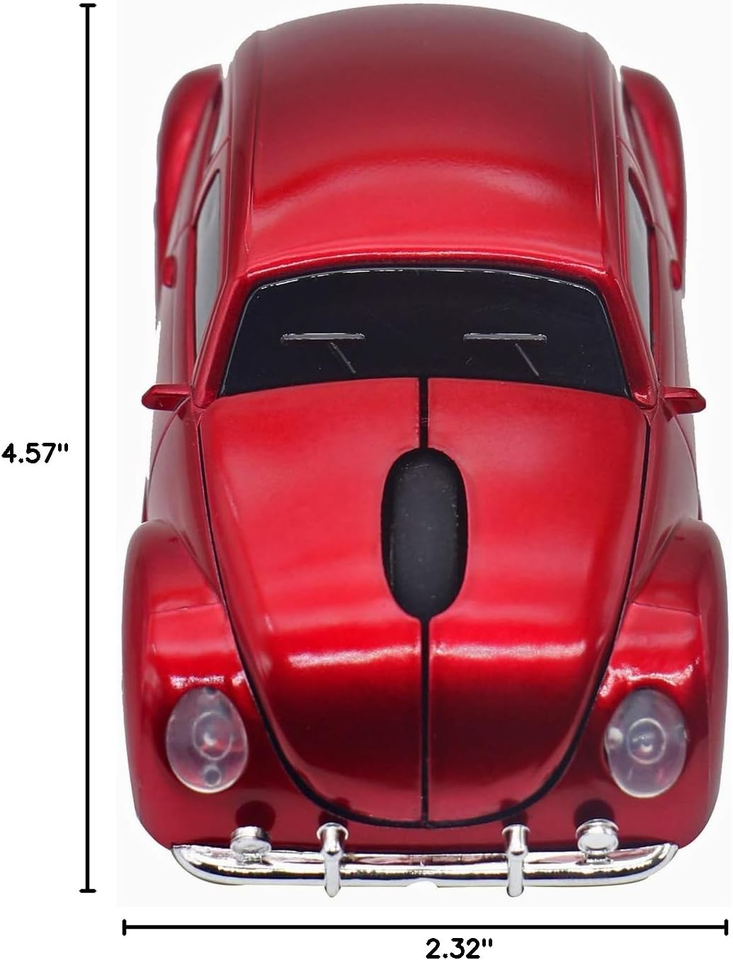 VW Beetle Wireless Sports Car Shape Mouse Mice Computer Laptop PC ...