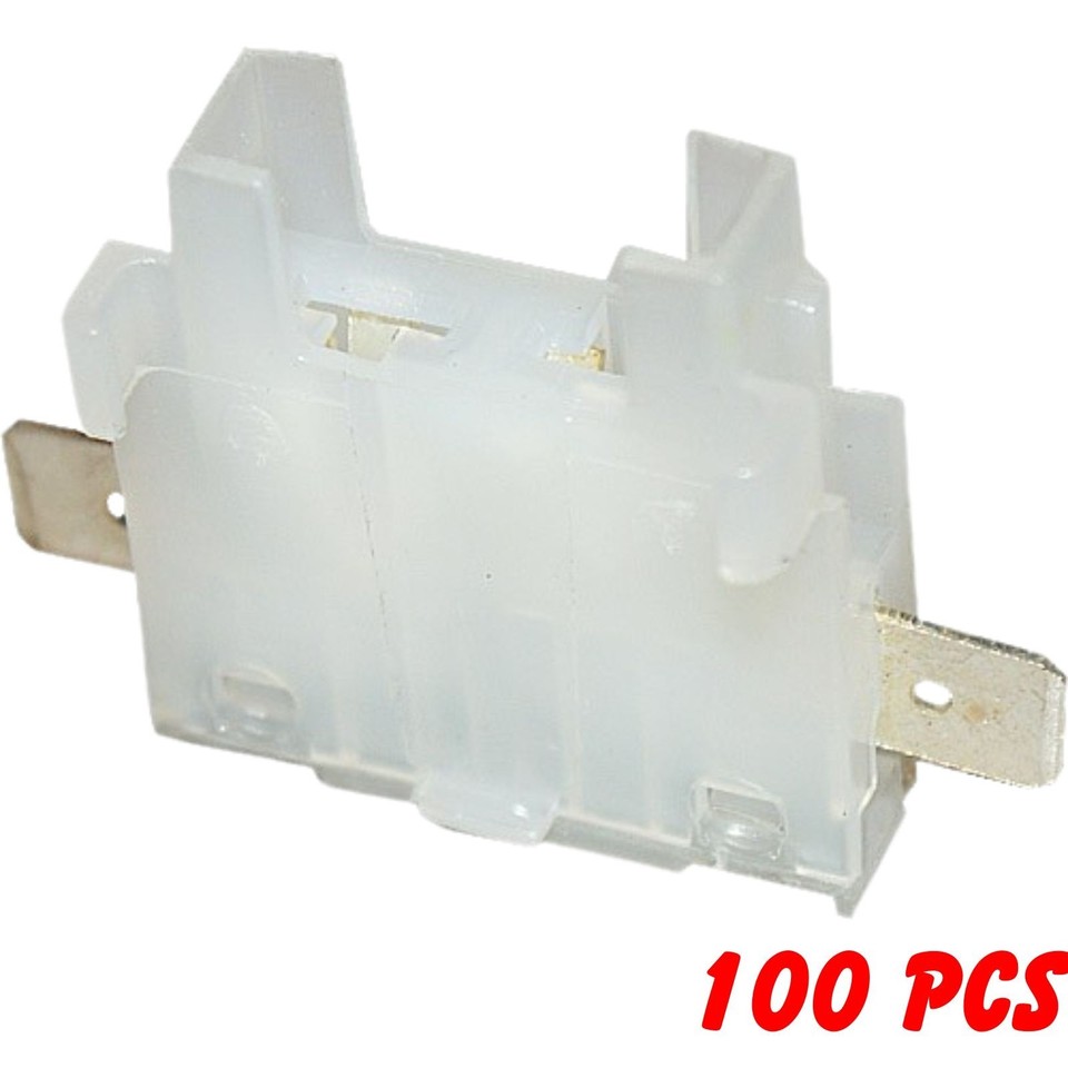 12V White Inline Blade Fuse Holder Standard Blade Fuse FU8-A Car Auto ...