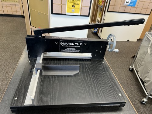 Martin Yale 7000E Commercial Stack Paper Cutter | 350 Sheet Tabletop ...