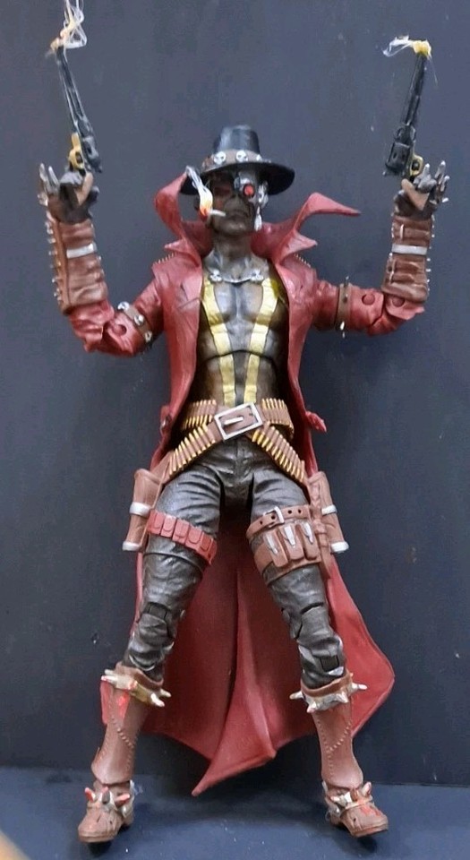 7" Figure Custom McFarlane Spawn Gunslinger Stranger Eddie Cyborg ...