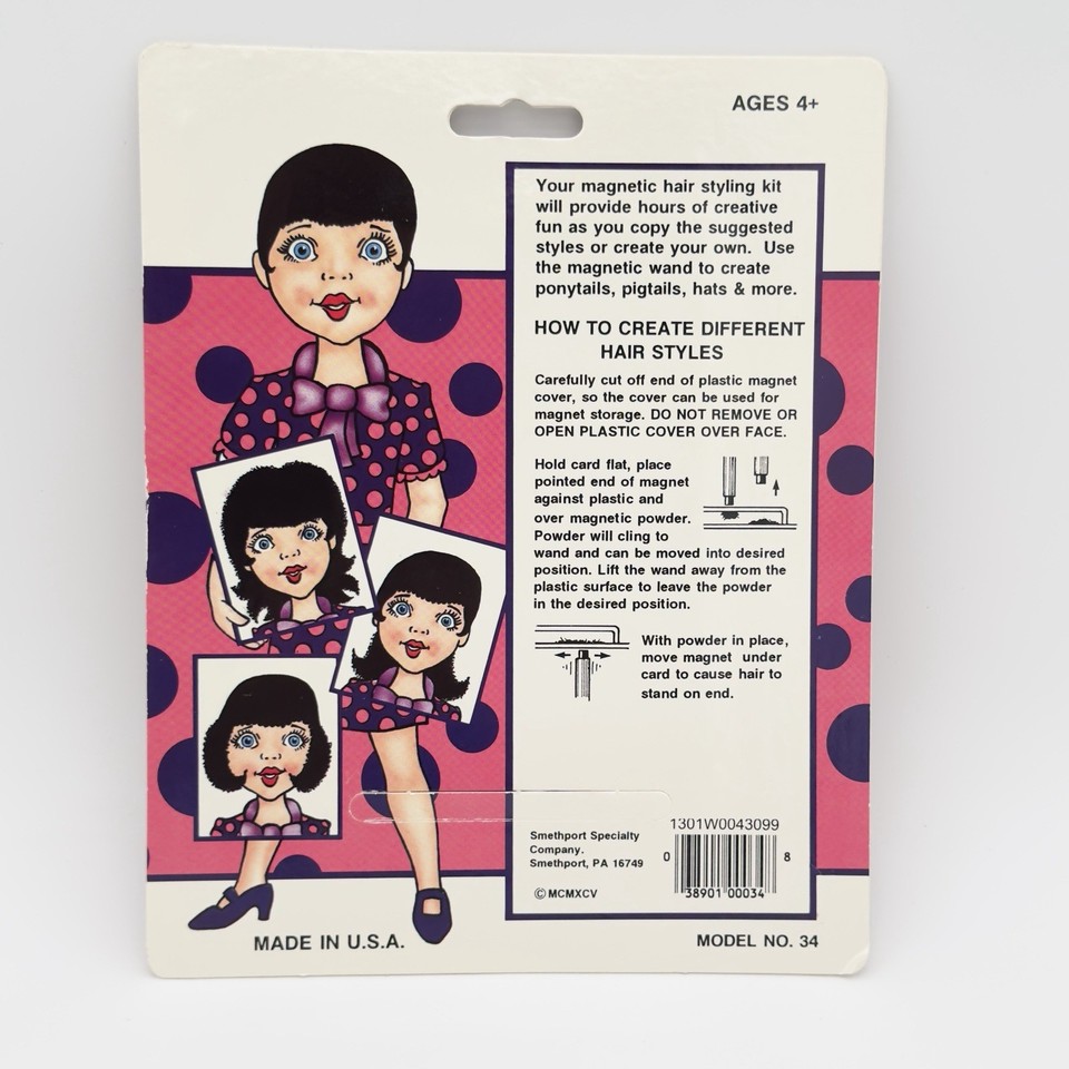 Playmonster Hair-Do Harriet Magnetic Face Drawing/Creativity/Doodle Toy ...