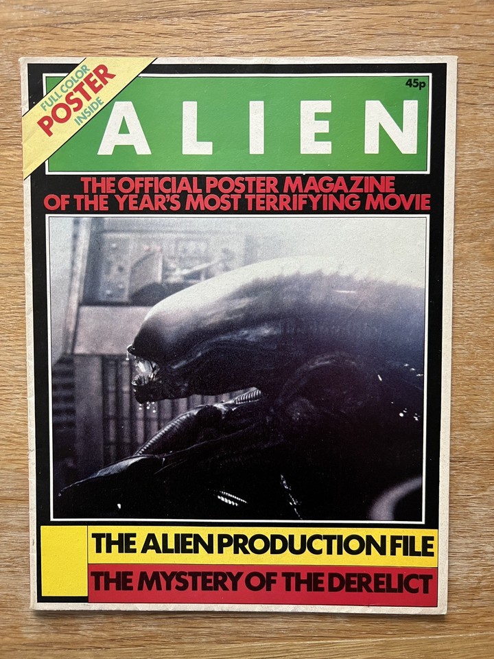 Alien 1979 Movie Photo Novel 2 Official Poster Magazines & Movie ...