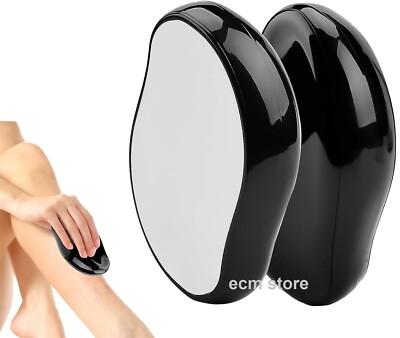 Épilateur en Cristal Noir épilation Rapide Indolore des Jambes des Bras ...