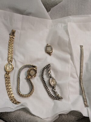 Vintage Women’s Bulova 10k Gold Filled/Rolled/Plated Watches solar Not ...