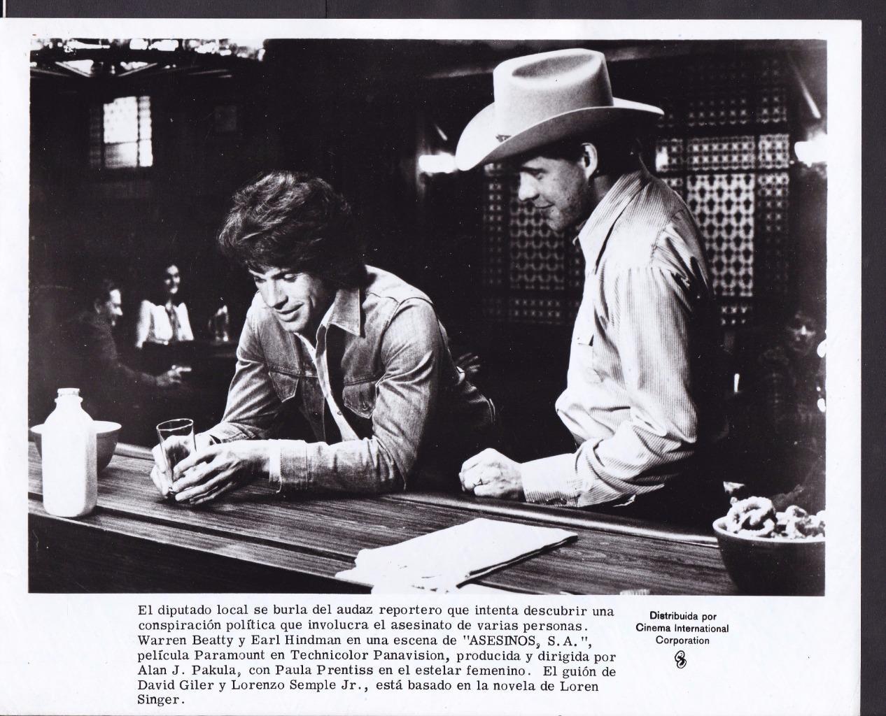 Warren Beatty Earl Hindman The Parallax View 1974 original movie photo ...