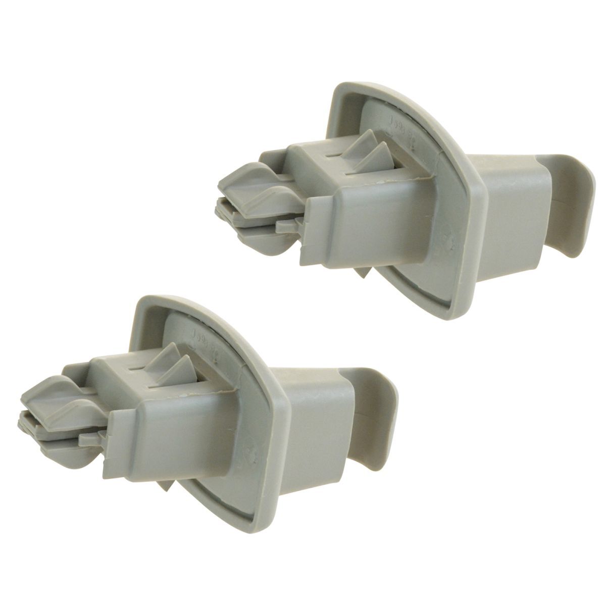 OEM Sun Visor Retainer Clip Pair LH Driver & RH Passenger Gray for ...