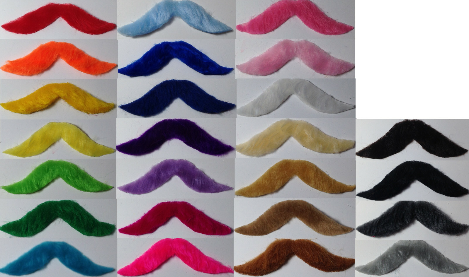 Fake sticky colonel moustache, gunslinger, cowboy tash, stick on Elliot ...