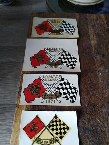 Genuine Vintage iom tt stickers/Transfers | eBay UK