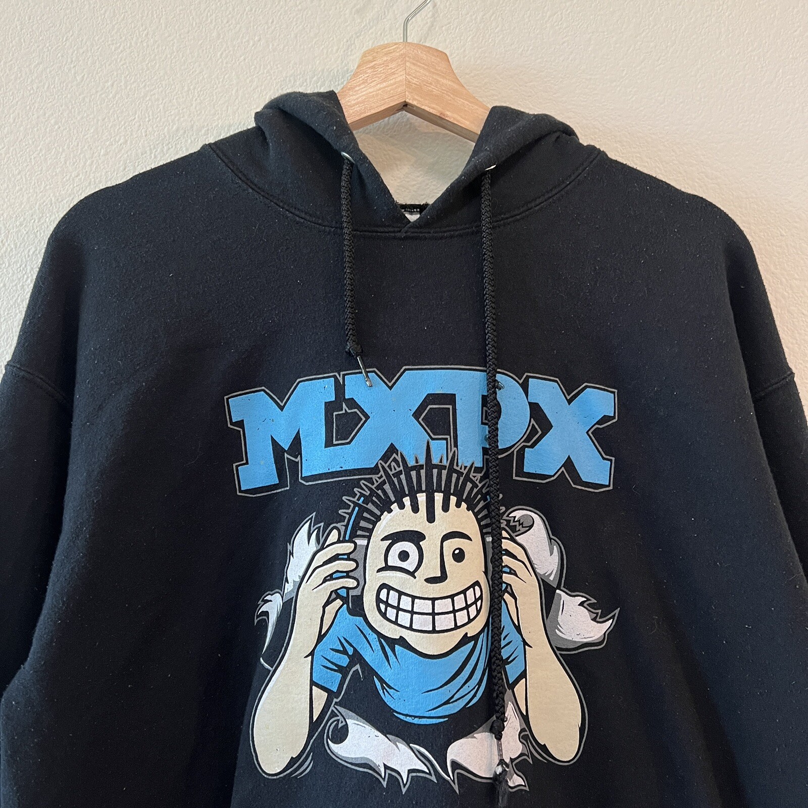 Vintage MXPX Punk Band OG Logo Y2K Black Pullover Hoo… - Gem