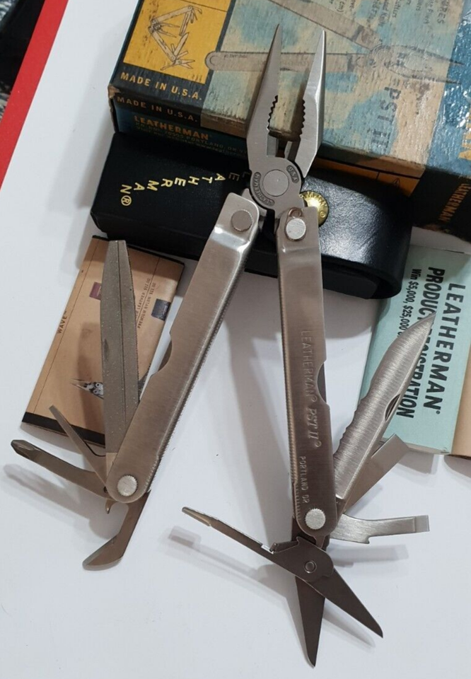 Leatherman PST II Stainless Multi-Tool New in Box 1999 Rare Collectable ...