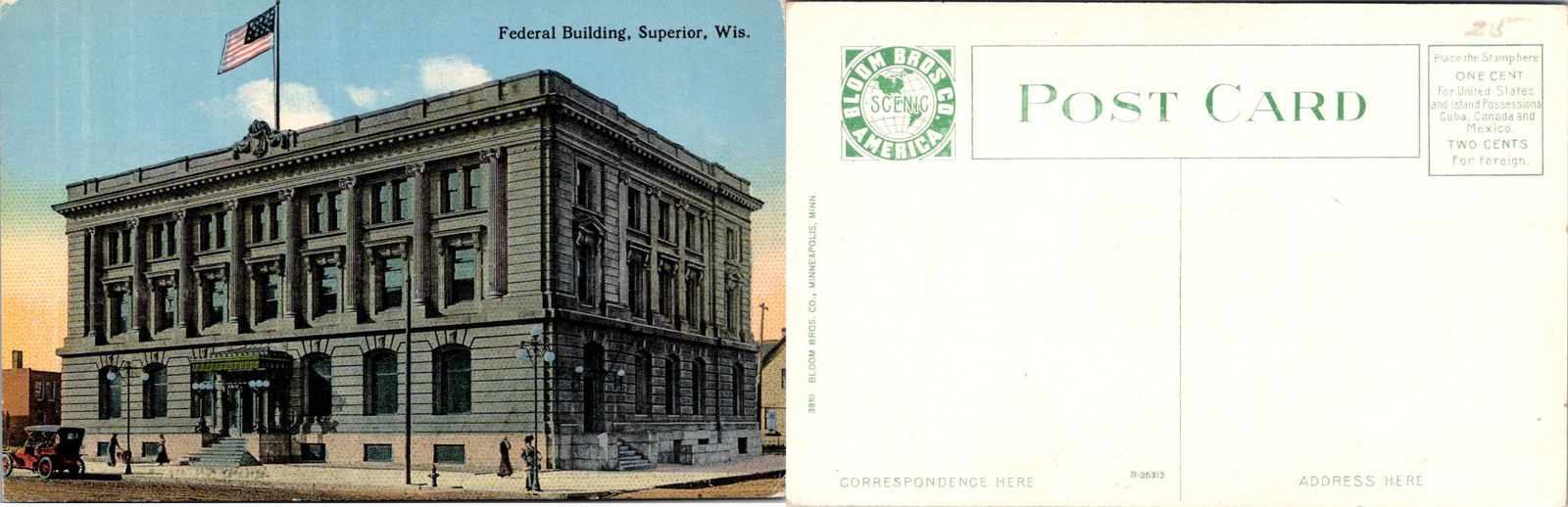 Federal Building, Superior, WIS Postcards unused 53108 | eBay
