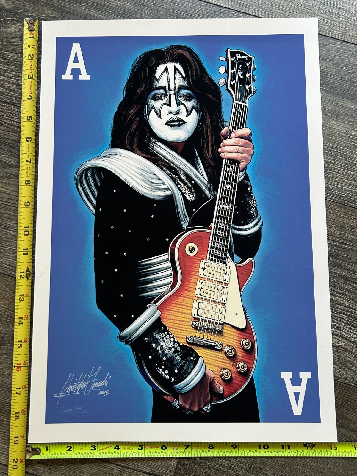 KISS Poster Prototype Print Ace Frehley Chris Franchi Signed 2005 ...