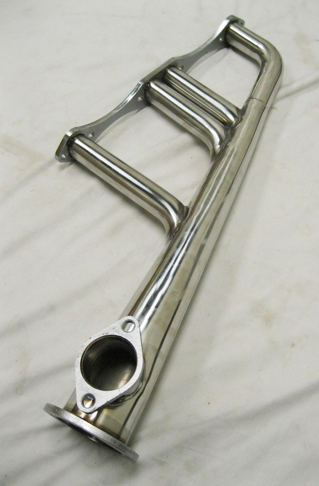 SBC Chevy Lake Style Lakester Street Rat Rod Headers Stainless 1 5/8 ...