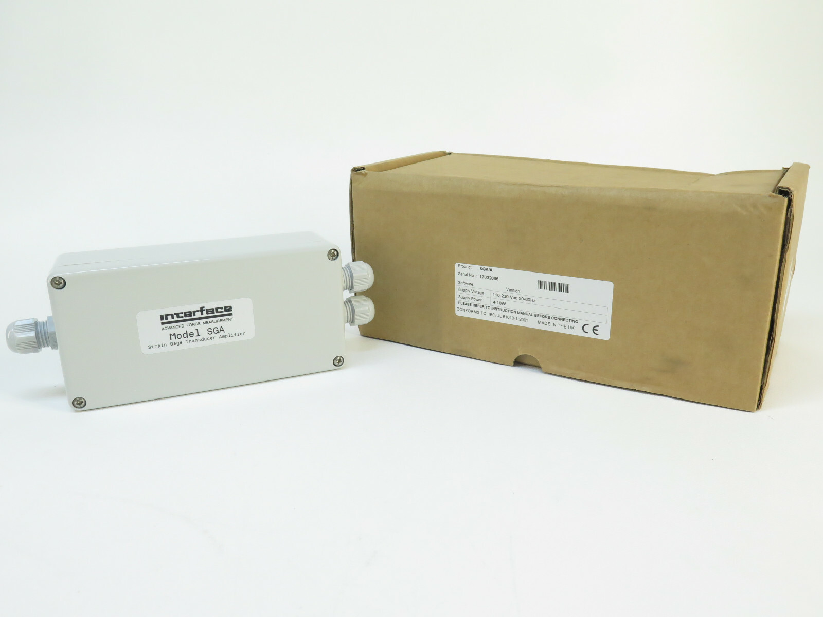 Interface Advanced Force Measurement SGA/A Strain Gage Transducer ...