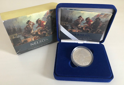 2005 SILVER PROOF HORATIO NELSON FIVE 5 POUND COIN FROM ROYAL MINT ...