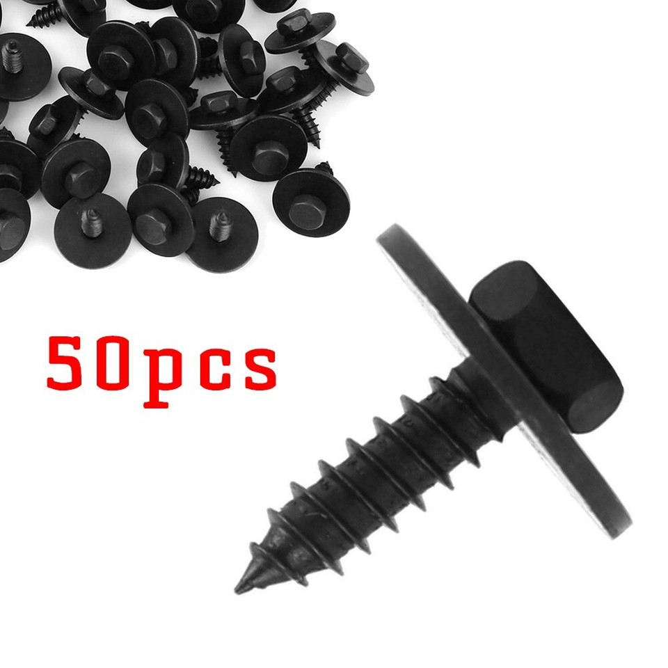 Reliable 50pcs Screw Bolt Retainer Fender Liner Under Cover Screw for ...