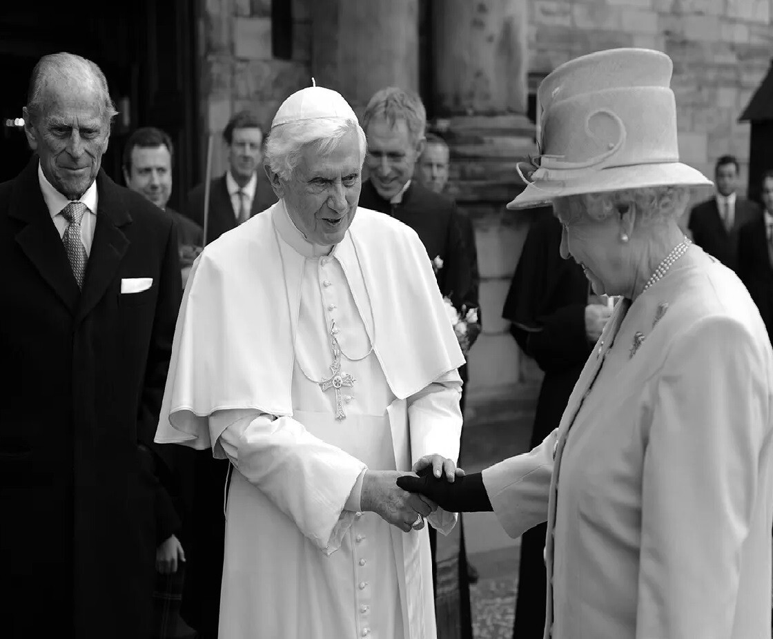 Queen Elizabeth Pope Benedict XVI Prince Philip Picture Photo Print 8 ...