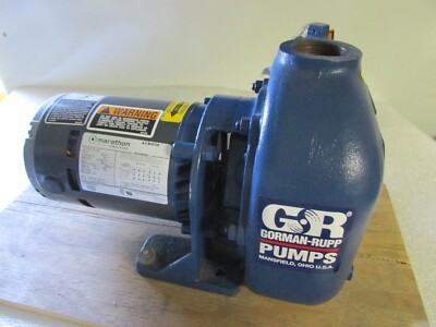 Gorman-Rupp Pump 80 Series Self Priming Centrifugal Pump-Model 81-1/2D3 ...