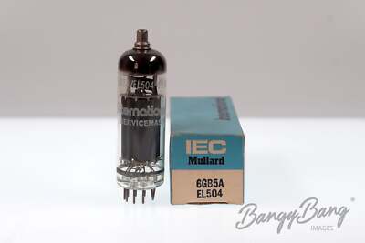 Vintage IEC Mullard 6GB5A/EL504 Pentode Audio Vacuum Tube Valve ...