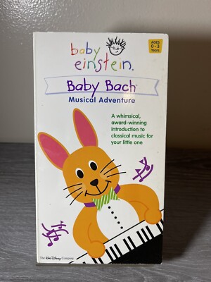 BABY EINSTEIN ~ BABY BACH ~ MUSICAL ADVENTURES ~ VHS, 2003 ~ 0-3 yrs ...