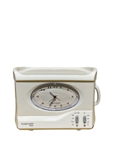 Swan Vintage Teasmade Rapid Boil with Clock and Alarm 600ml/850W ...