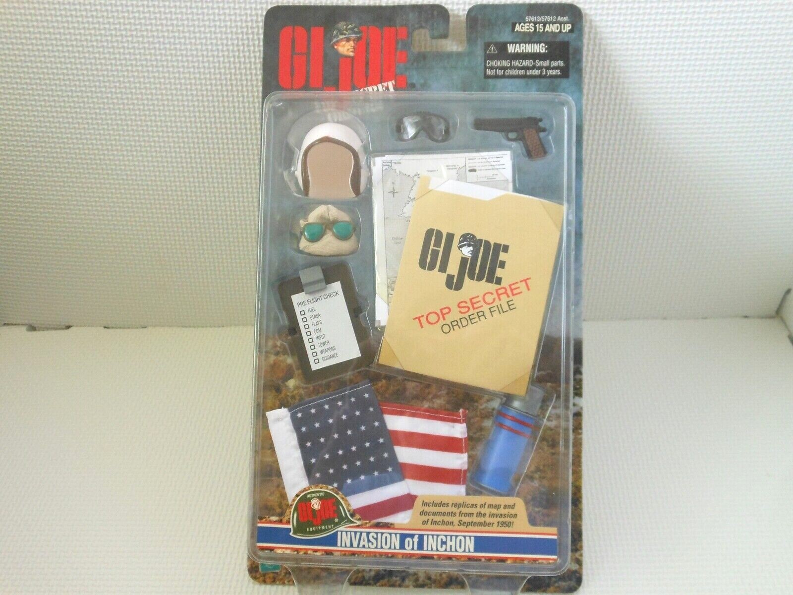GI Joe Invasion of Inchon Action Figure Equipment Top Secret Orders Toy ...