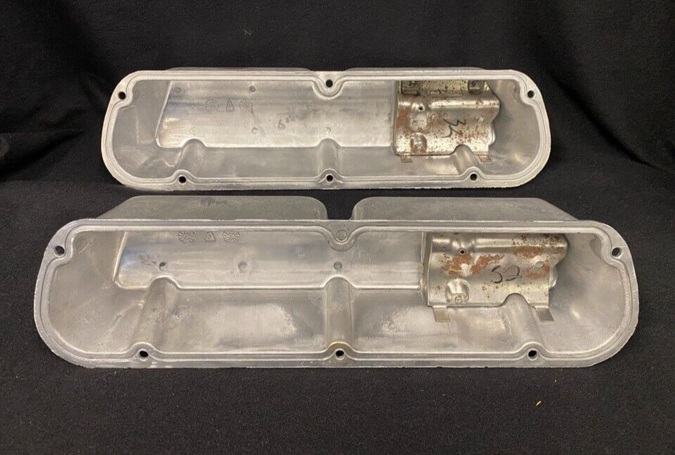 1982-1985 Ford Mustang Powered By Ford NOS Pair Aluminum Valve Covers ...