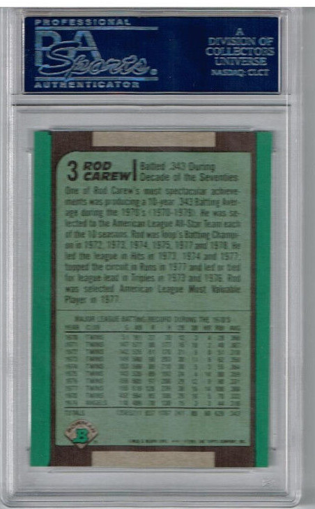 1991 Bowman Rod Carew I II PSA 10 | eBay