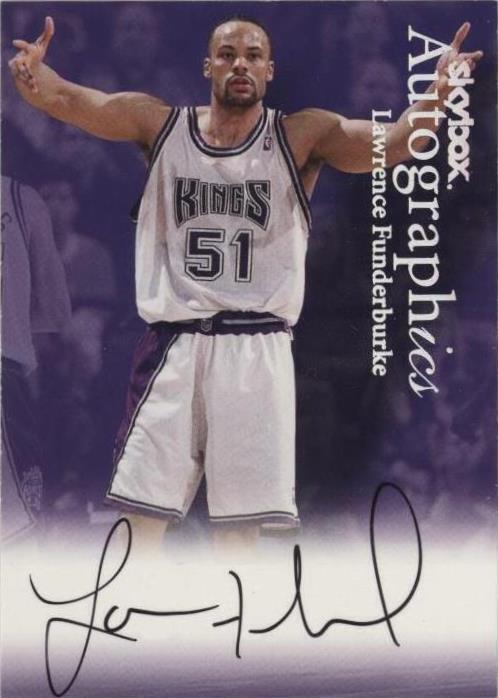 1999-00 Skybox Premium - Autographics Lawrence Funderburke (AU) for ...