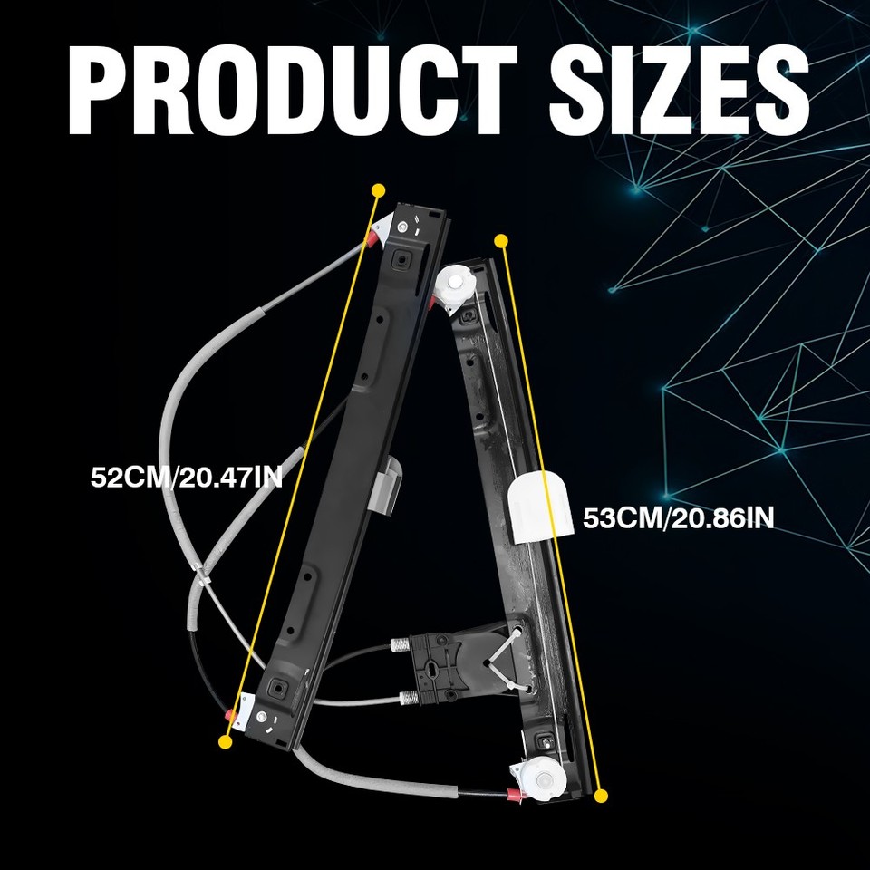 For XF DRIVERS JAGUAR SIDE FRONT ELECTRIC WINDOW REGULATOR C2Z31200 ...