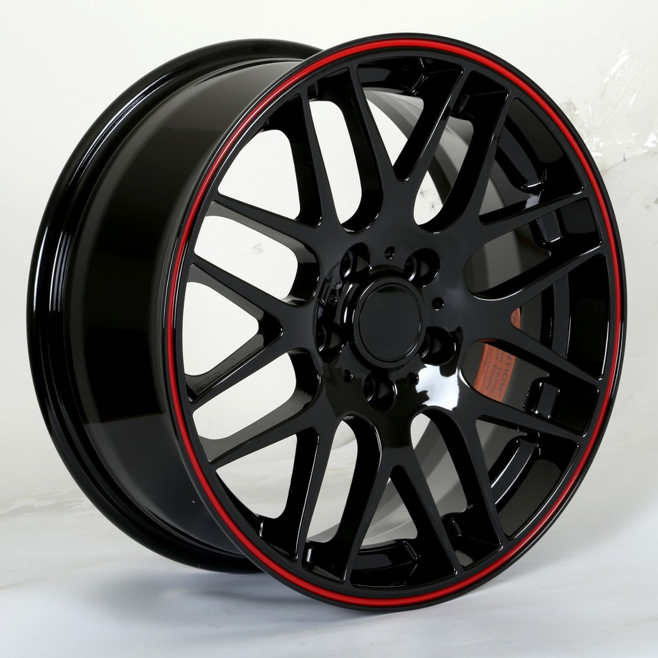 18" Gloss Black M3 CSL Rims Wheels BMW 325 328 330 430 528 530 F30 F32 ...