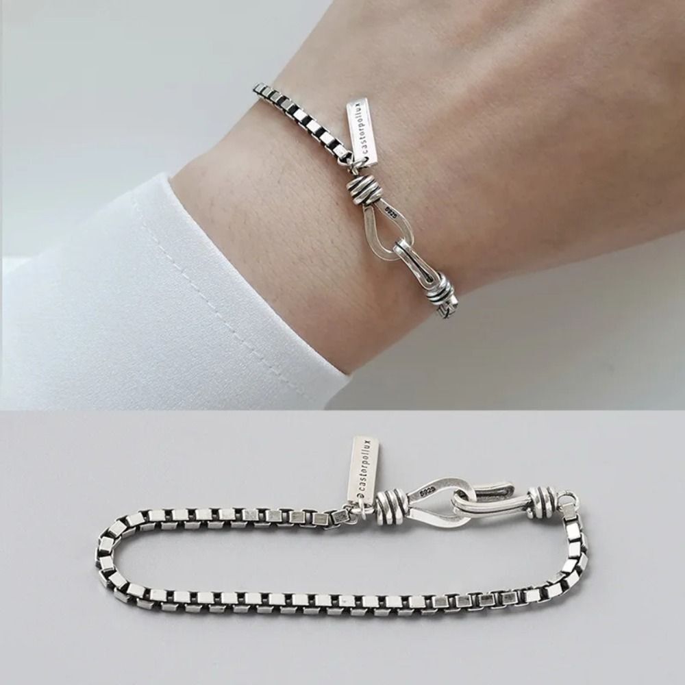 925 Sterling Silver Simple Bracelet Simple Bracelet Jewelry Women ...