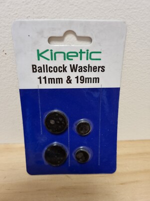 Kinetic 11mm And 19mm Black Rubber Ballcock Washers - 4 Pack | eBay