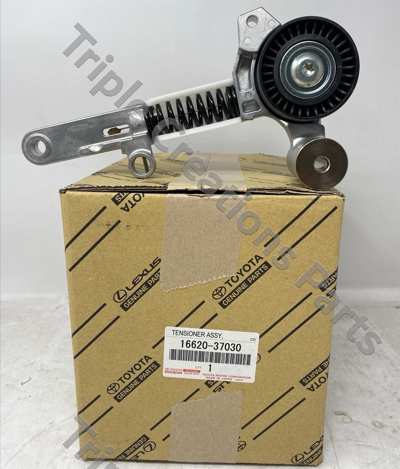 Genuine Toyota 16620-37030 Tensioner Assy V-Ribbed Belt 1662037030 OEM ...