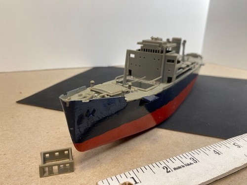 ULTRA RARE!! Aurora German Sea Raider "ATLANTIS" 1959. BUILT UP MODEL ...