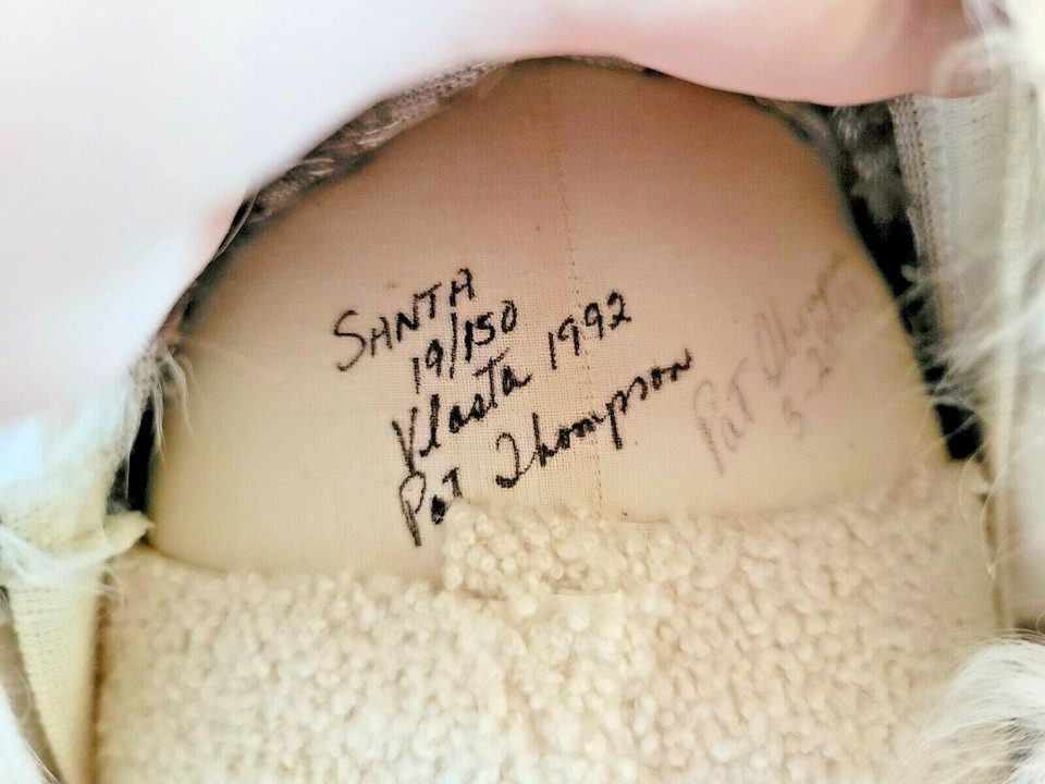 Gorgeous! Rare 1992 Pat Thompson Vlasta "SANTA" Doll, Limited 19/150 ...