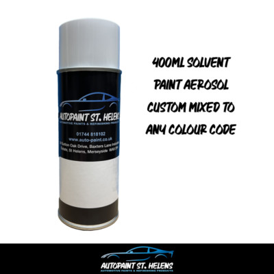 Aerosol Spray Paint Mixed By Car Colour Code or Registration/VIN *NEXT ...