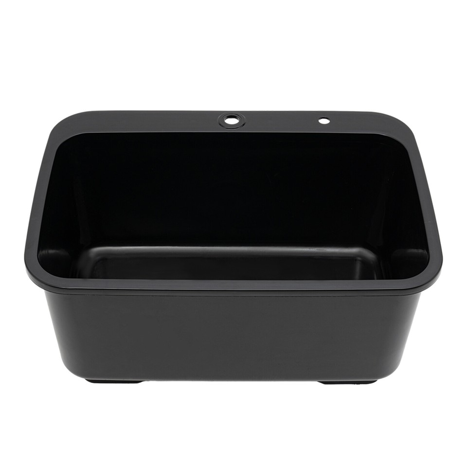 Laundry Sink Freestanding Single Basin Utility Sink+Faucet Garage ...