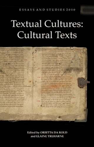 Textual Cultures: Cultural Texts by Orietta Da Rold: New 9781843842392 ...