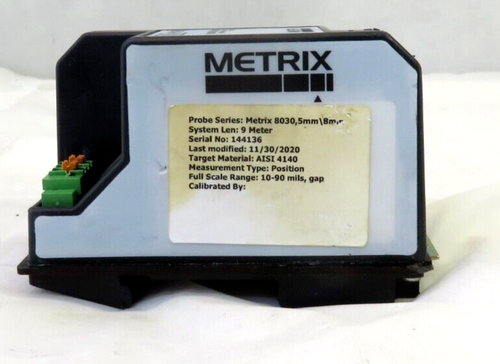 METRIX Instrument MX2033 Proximity Position Transmitter, FOR PARTS ...